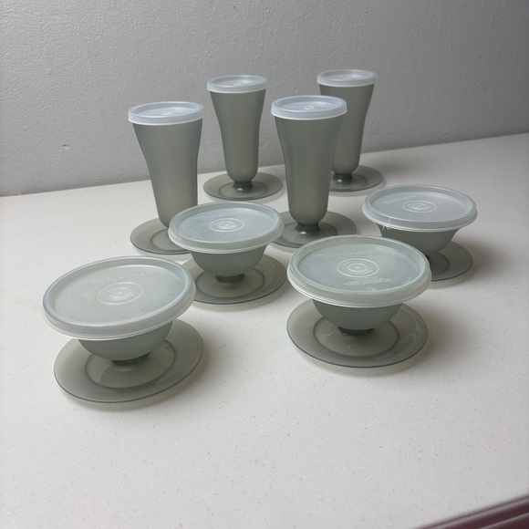 Tupperware | Dining | Tupperware Ice Cream And Parfait Set Vintage ...